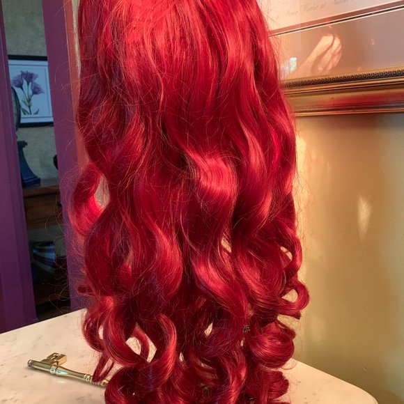 Various | Hair | Red Wig Halloweencosplay Redheaded Queenprincess ...